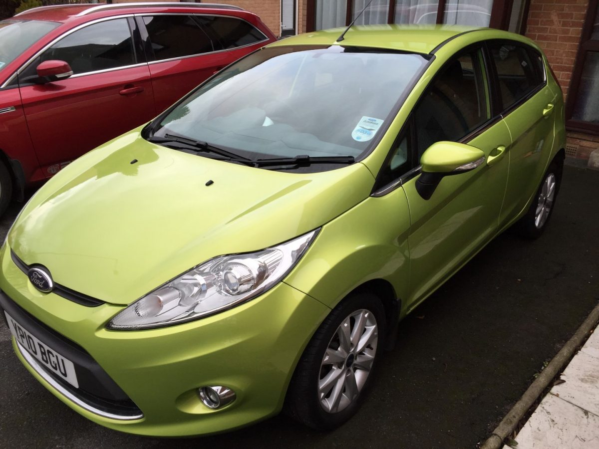 2010 Ford Fiesta Zetec 1.25 5d Squeeze Metallic Green, £6500 £6295 £ ...